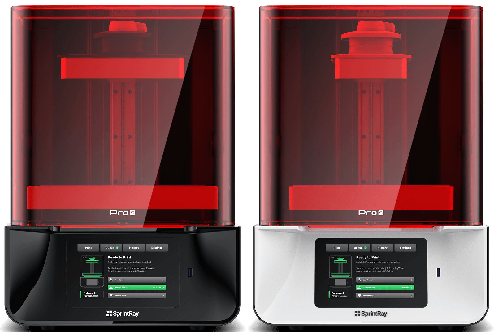 What is the difference between Sprintray Pro and Pro S Models?