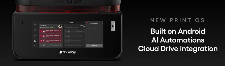 Sprintray Releases Two 3D Printers - Midas and the Pro 2