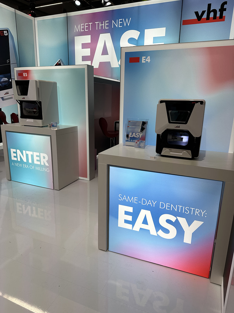 First Look at IDS 2023: New vhf E3 Clear Aligner Trimmer and vhf E4 Chairside Mill - Institute ...