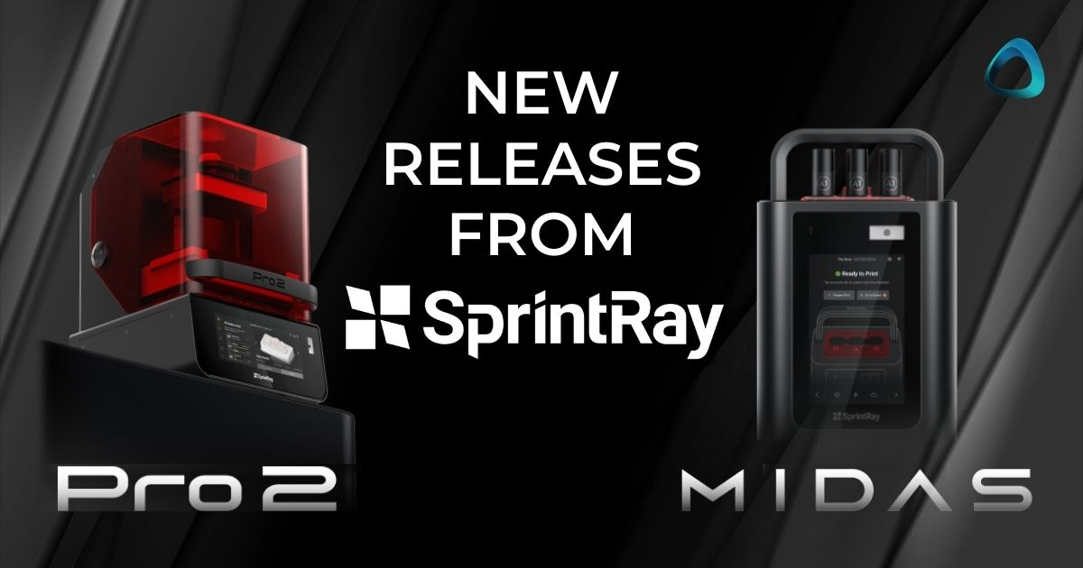 Sprintray Releases Two 3D Printers - Midas and the Pro 2