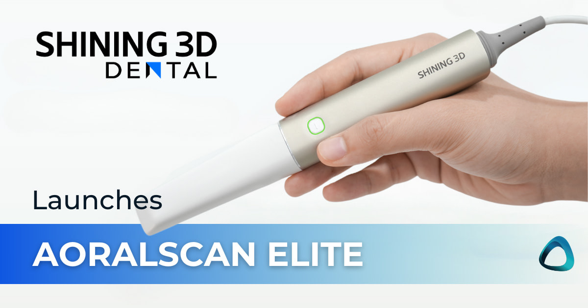 SHINING 3D Launches Aoralscan Elite Intraoral Scanner
