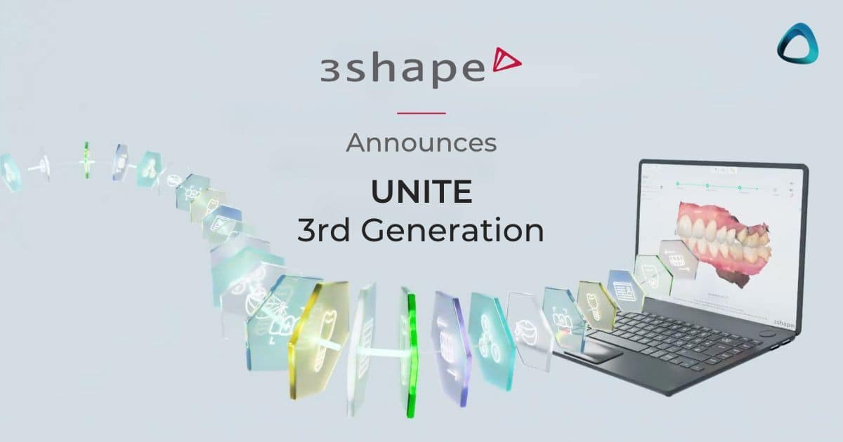3Shape Announces Unite 3rd Generation - With Cloud Capabilities