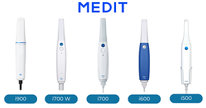 Comparing Medit IOS: i900, i700 Wireless, i700, i600, and i500