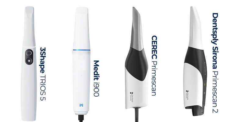 Primescan 2 vs. TRIOS 5, Medit i900 & CEREC Primescan