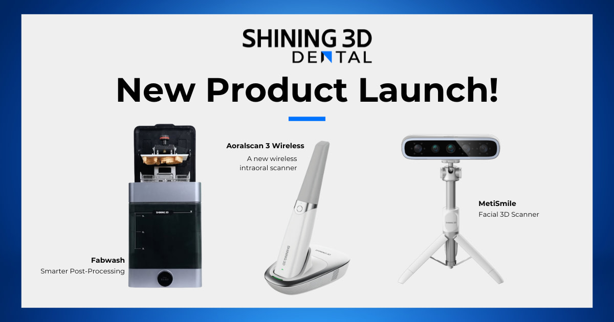 Shining 3D Reveals Three New Products
